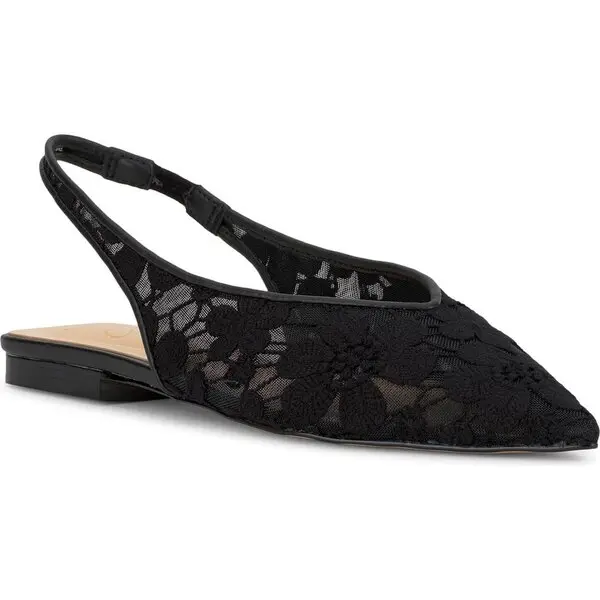 Jessica Simpson Mezzah Slingback Flat - Black 02