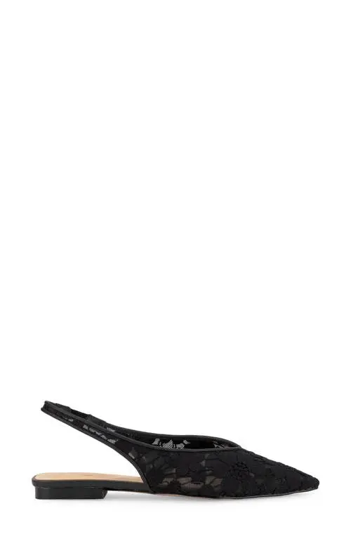 Jessica Simpson Mezzah Slingback Flat - Black 02