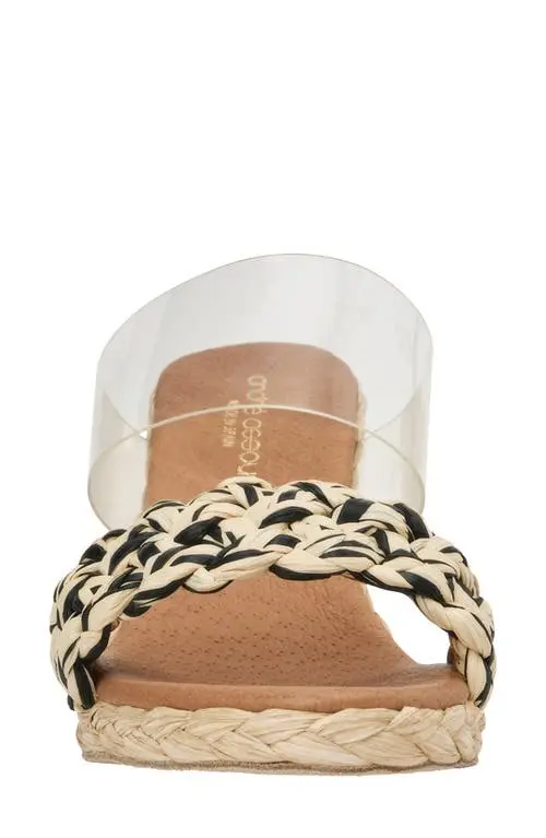 Andre Assous Allison Espadrille Wedge Slide Sandal