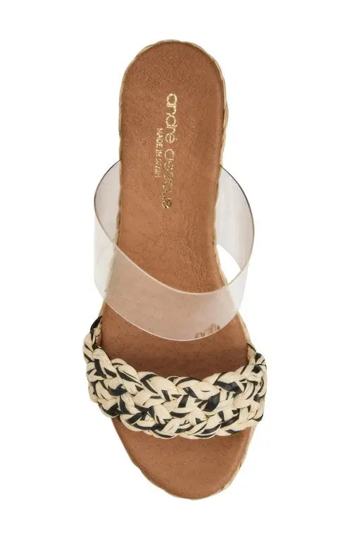 Andre Assous Allison Espadrille Wedge Slide Sandal