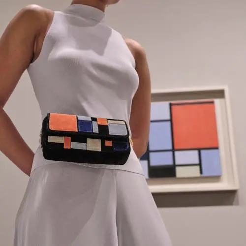 Lele Sadoughi Mondrian Belt Bag