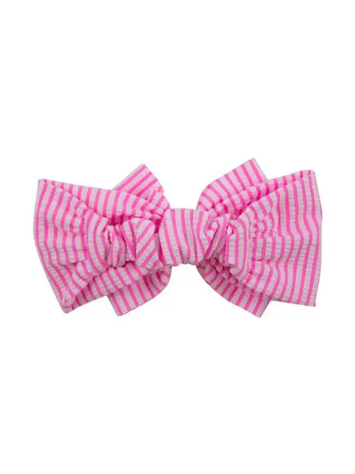 RUFFLEBUTTS Seersucker Swim Bow Headband