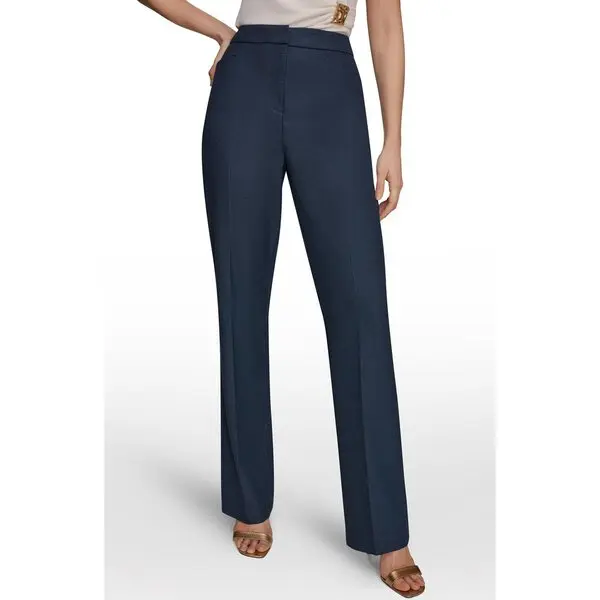 Donna Karan New York High-waisted Straight Leg Trousers