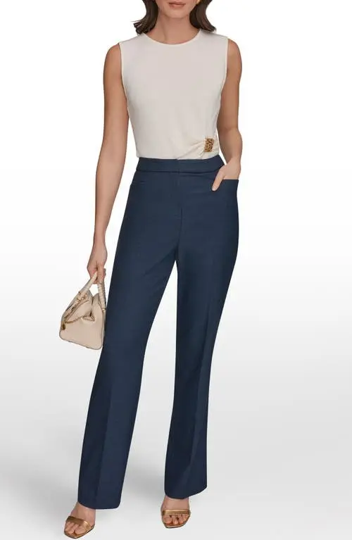 Donna Karan New York High-waisted Straight Leg Trousers