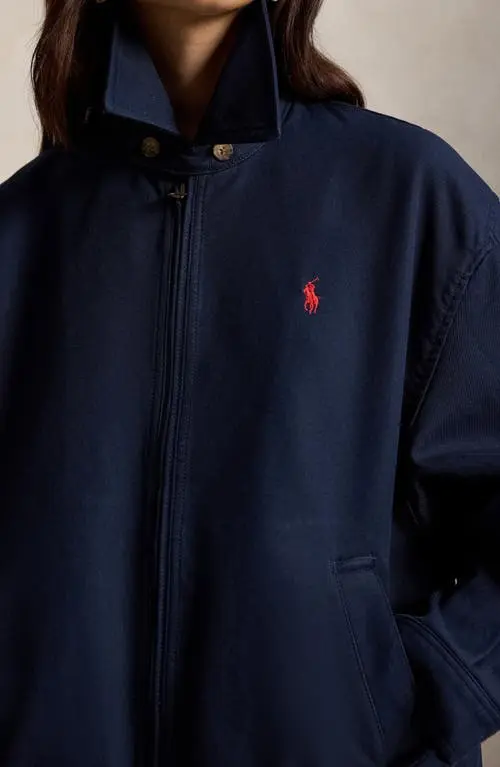 Polo Ralph Lauren Oversize Bomber Jacket - Lauren Navy
