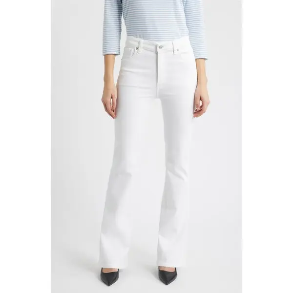 FRAME The Reboot High-waist Bootcut Jeans - White