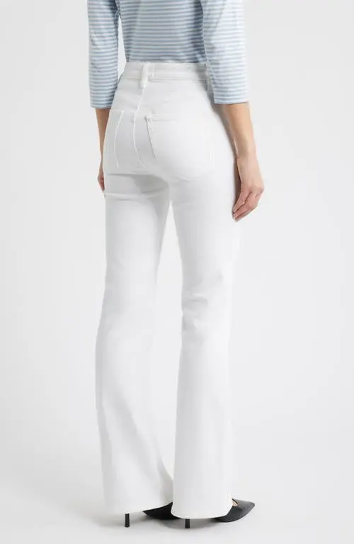 FRAME The Reboot High-waist Bootcut Jeans - White