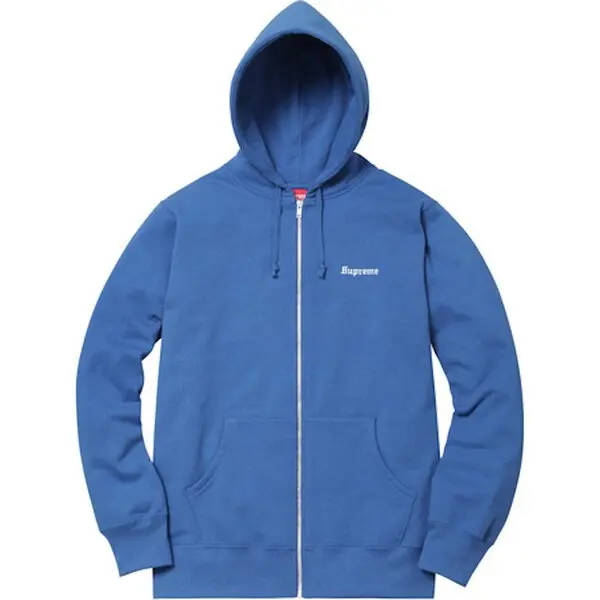 Supreme 666 Zip Up Hooded Sweatshirt