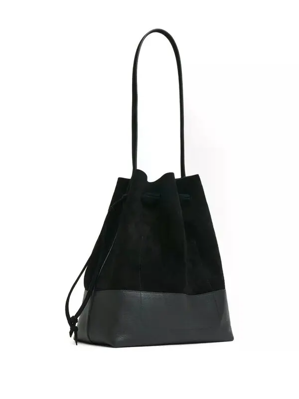 MANSUR GAVRIEL Cabas Drawstring Bucket Bag - Black