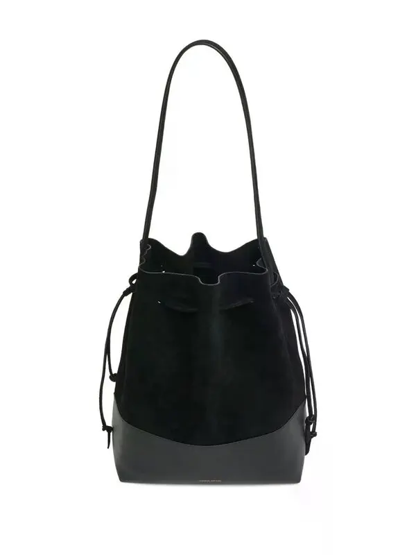 MANSUR GAVRIEL Cabas Drawstring Bucket Bag - Black