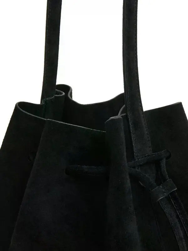 MANSUR GAVRIEL Cabas Drawstring Bucket Bag - Black