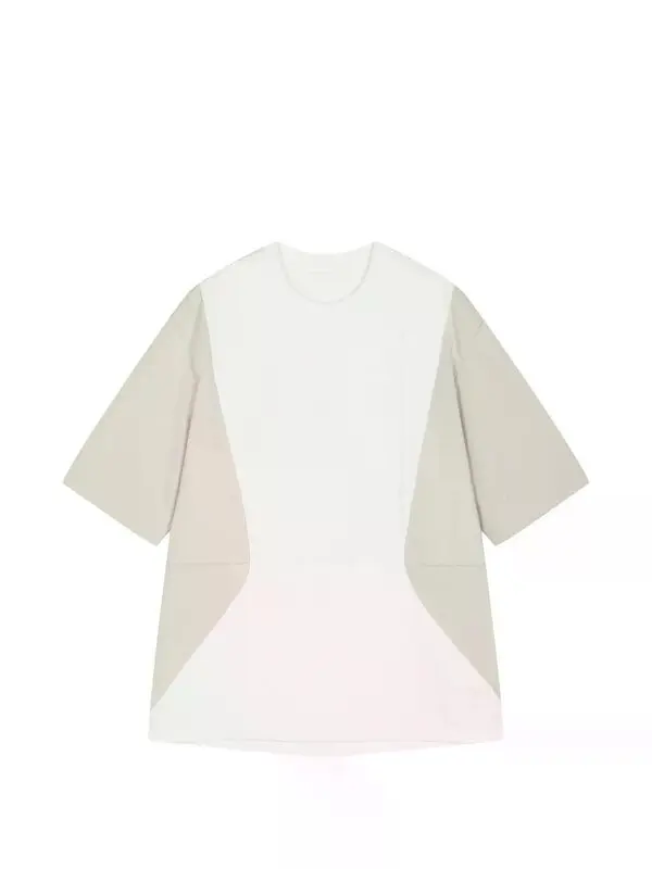 CROQUIS Colour-blocked T-shirt - White
