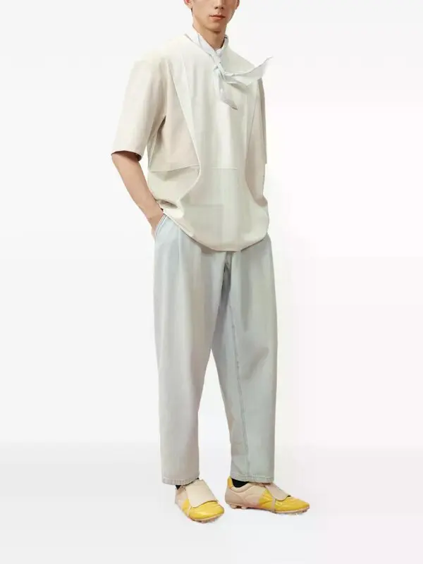 CROQUIS Colour-blocked T-shirt - White