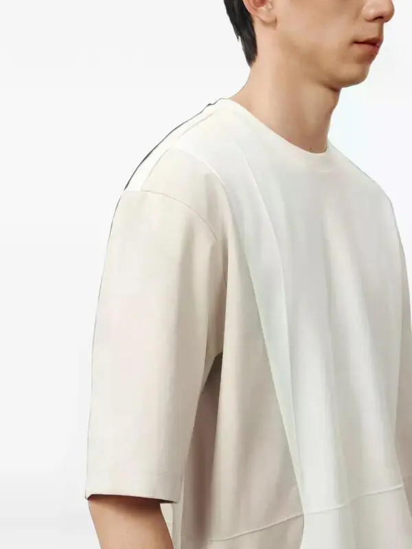 CROQUIS Colour-blocked T-shirt - White