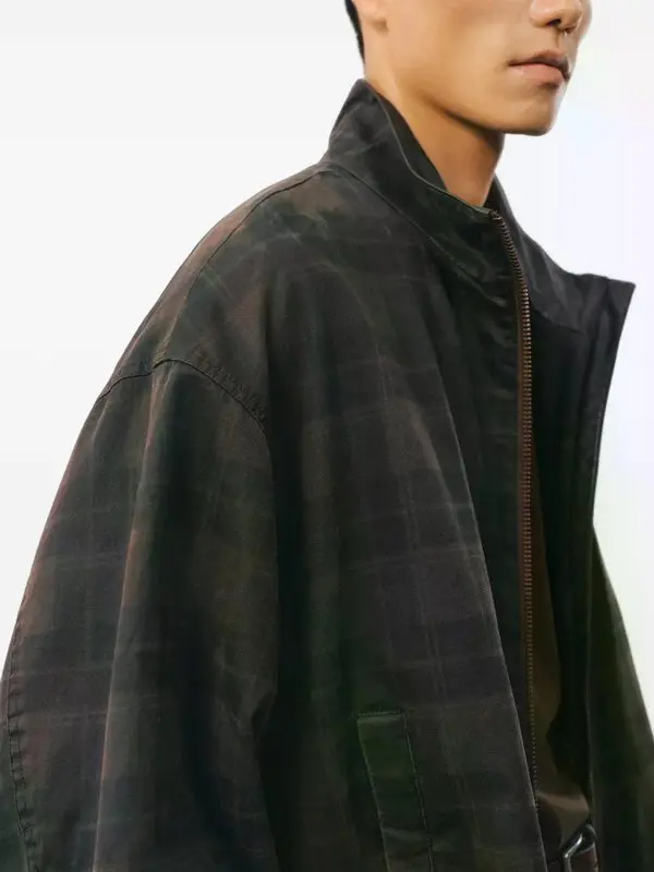 CROQUIS Plaid Zip Jacket
