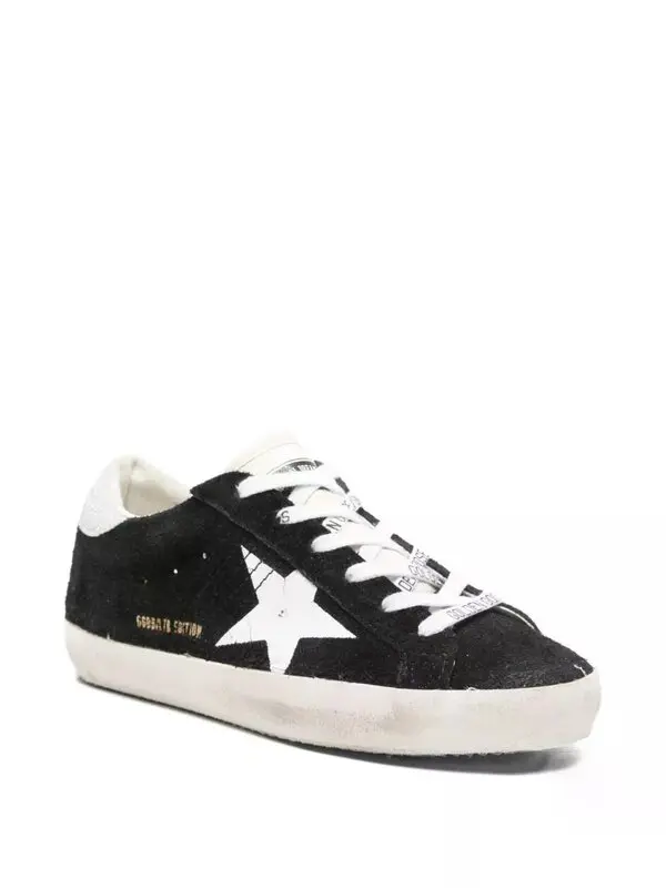 GOLDEN GOOSE Super-star Lace-up Sneakers - Black