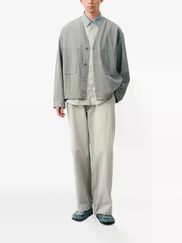 CROQUIS Cotton Wide-leg Jeans