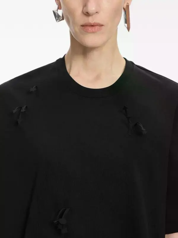 JNBY 3d Flower Cotton T-shirt