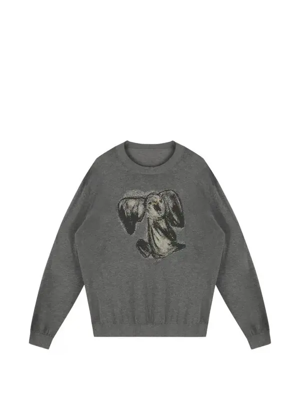 JNBY Patterned Knit Top - Grey
