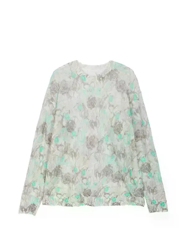 JNBY Floral Knit Top - Neutrals