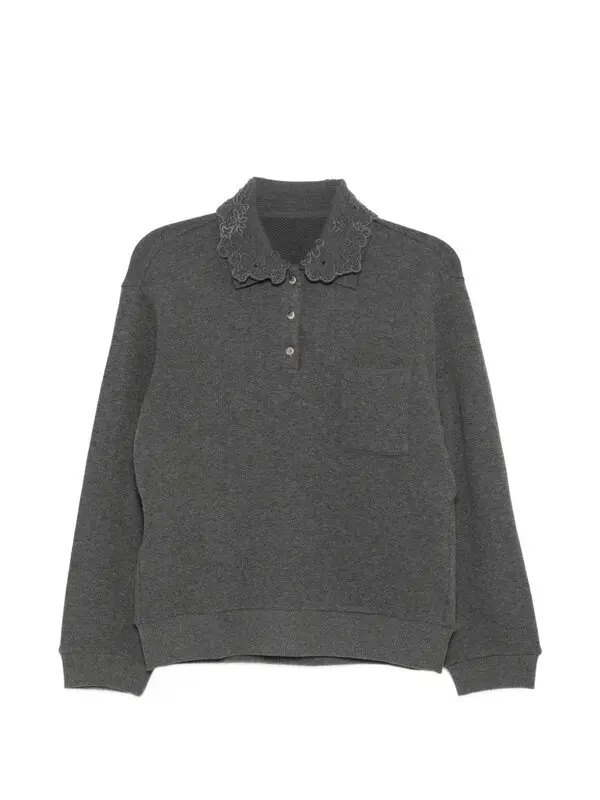 JNBY Lace-collar Sweater