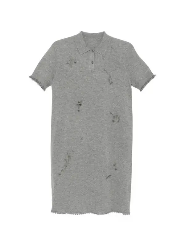 JNBY Arrow-embellished Mini Dress - Grey
