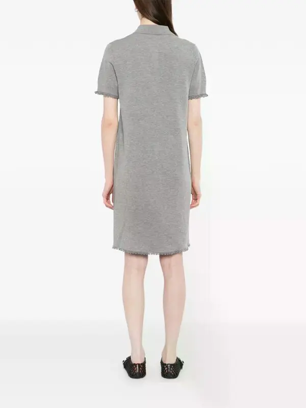 JNBY Arrow-embellished Mini Dress - Grey