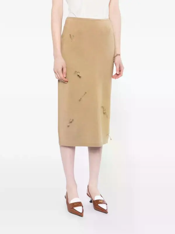 JNBY Appliqué Midi Skirt
