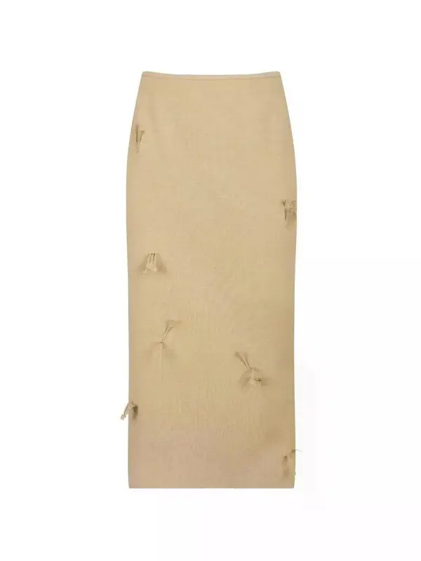 JNBY Appliqué Midi Skirt - Neutrals