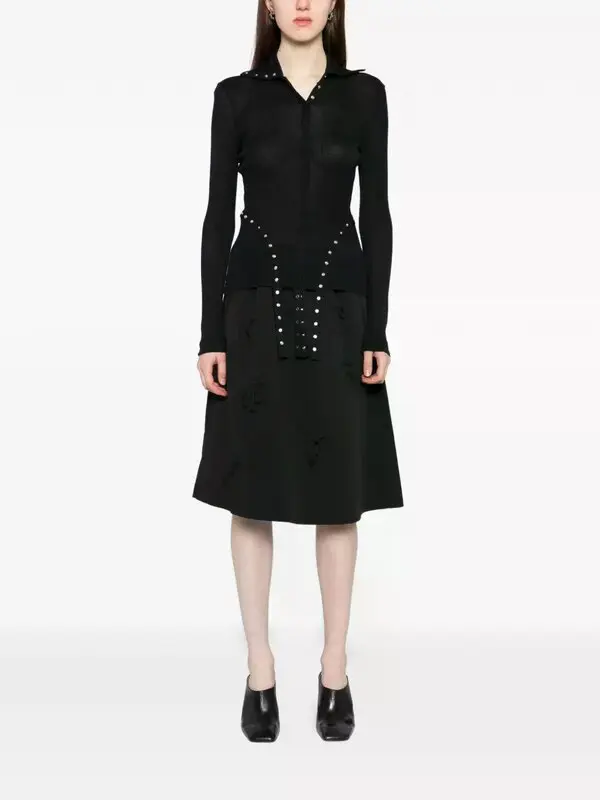 JNBY Arrow-embellished Skirt - Black