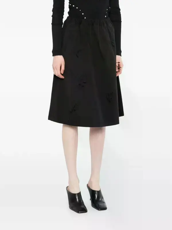 JNBY Arrow-embellished Skirt - Black