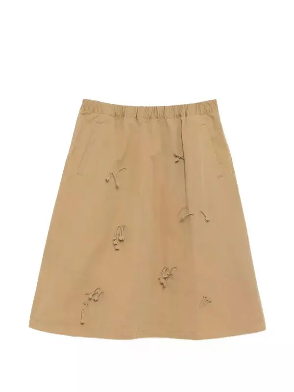 JNBY Appliqué Midi Skirt - Neutrals