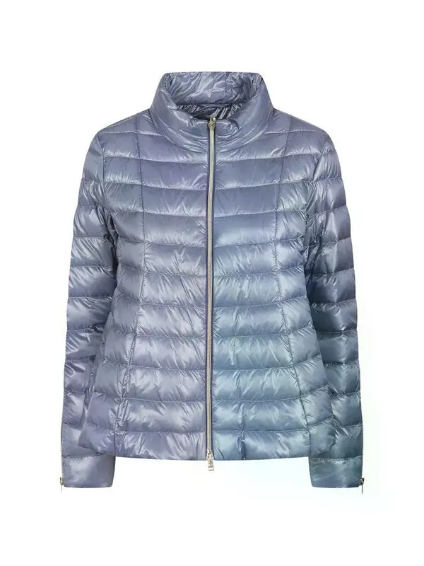 Herno Quilted Short Coat - Blue