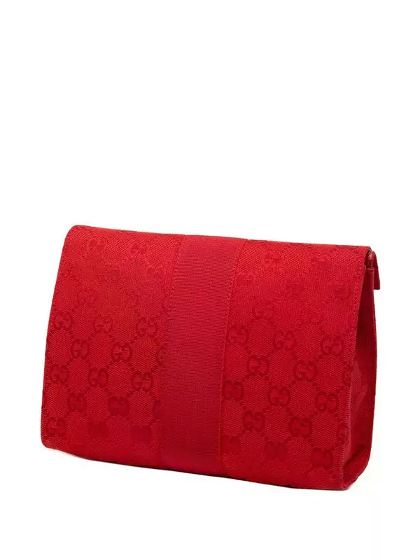 Gucci Gg Canvas Clutch Bag
