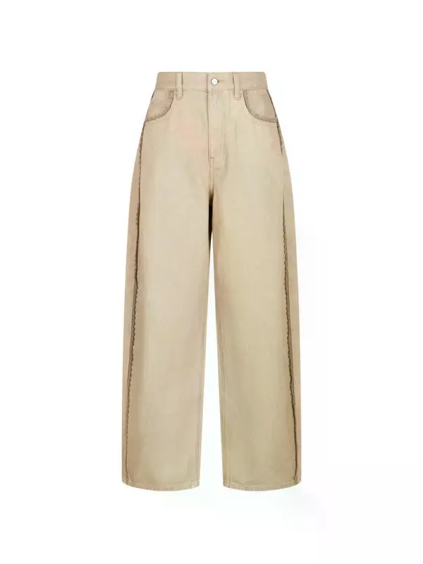 JNBY Scalloped-edge Jeans - Neutrals