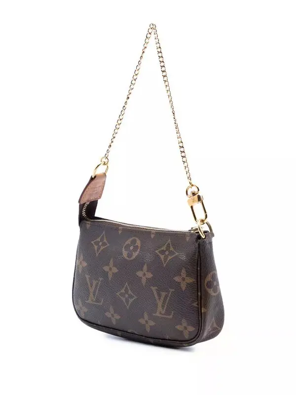 LOUIS VUITTON 2020 Monogram Mini Pochette Accessoires - Brown