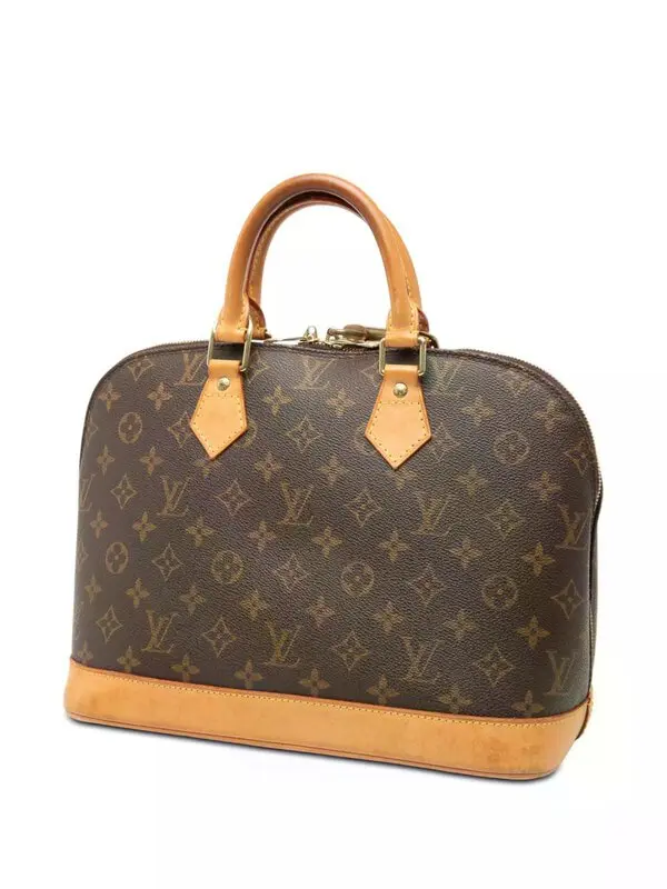 LOUIS VUITTON 2002 Monogram Alma Pm Handbag - Brown
