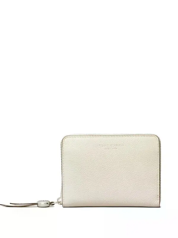 Tory Burch Romy Zip Fastening Medium Wallet - Neutrals