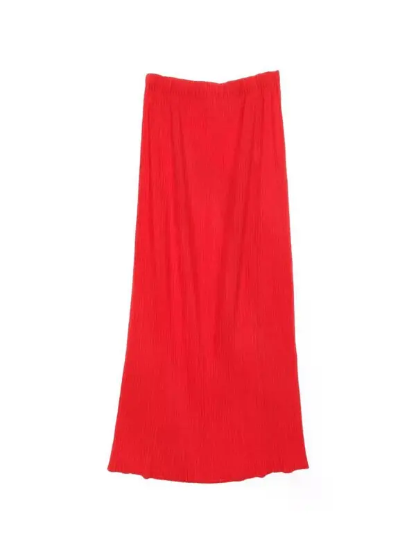 Issey Miyake 2010s Pleated Midi Skirt