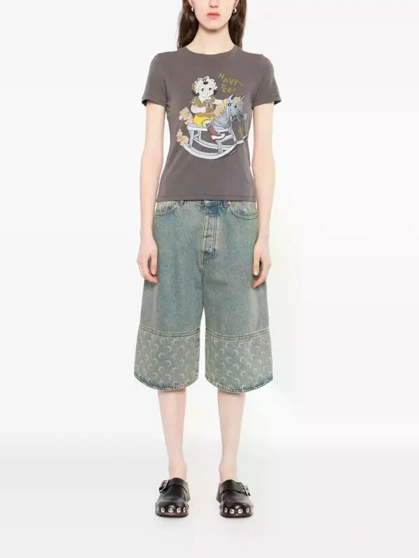 OPEN YY Rocking Baby T-shirt - Grey
