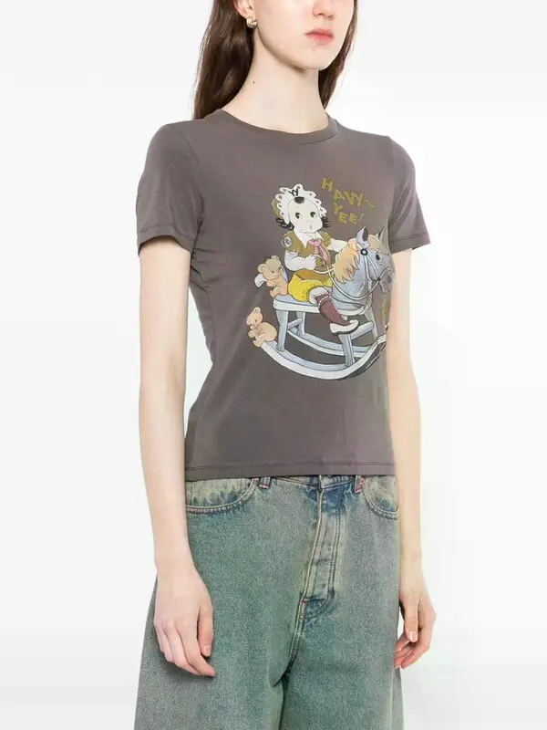 OPEN YY Rocking Baby T-shirt - Grey