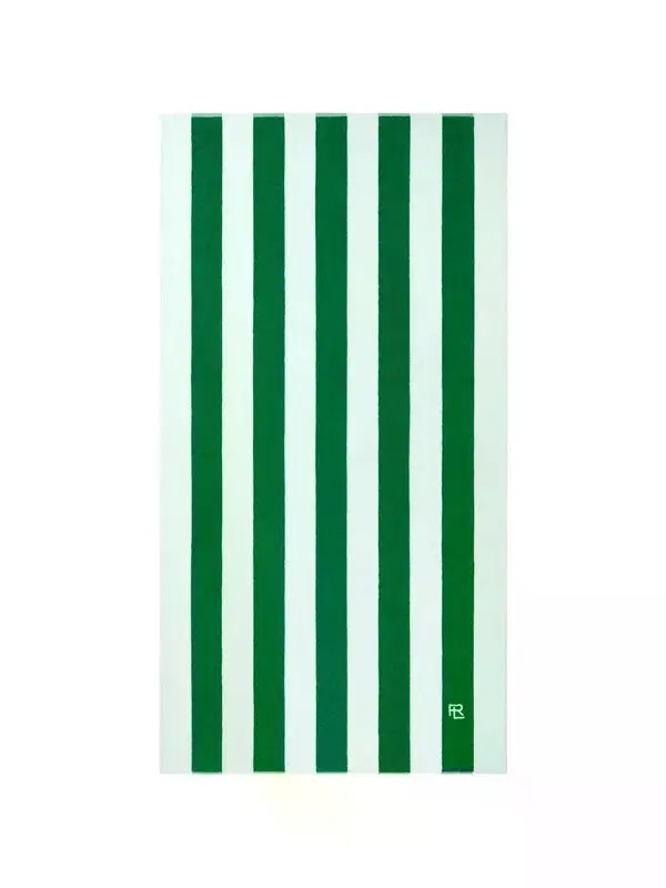Ralph Lauren Striped-pattern Towel - White