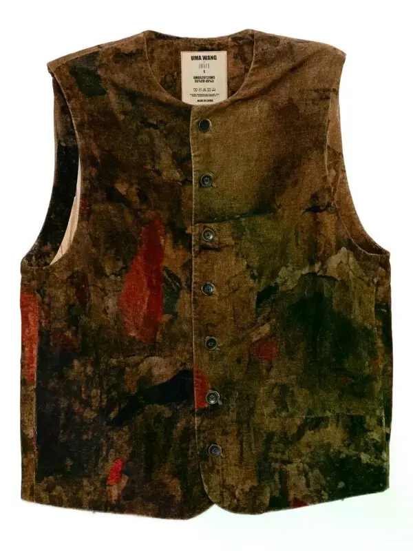 UMA WANG Velvet Gilet