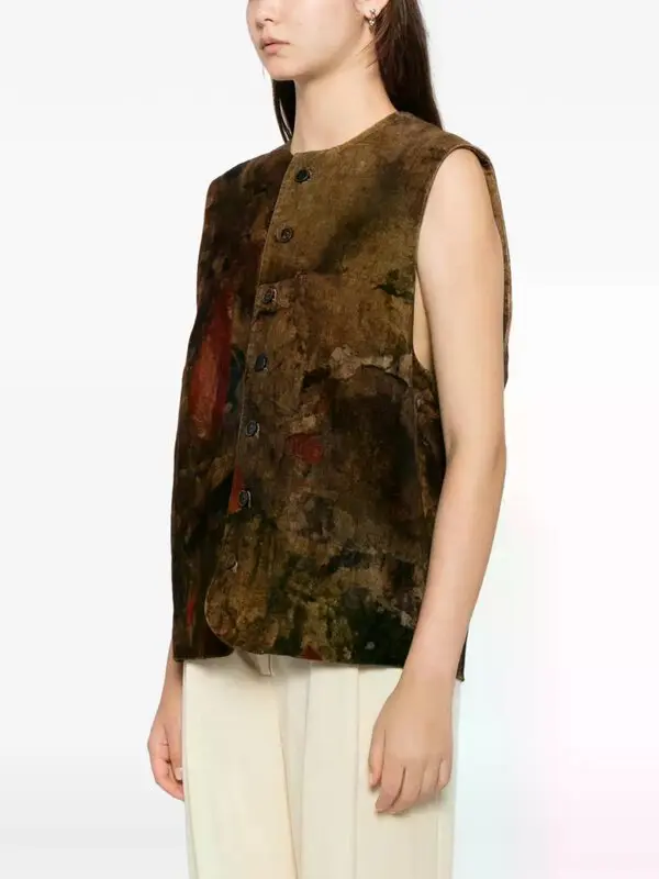 UMA WANG Velvet Gilet