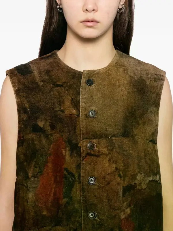 UMA WANG Velvet Gilet