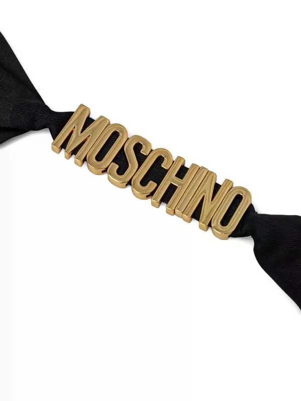 Moschino Lettering-detail Scarf