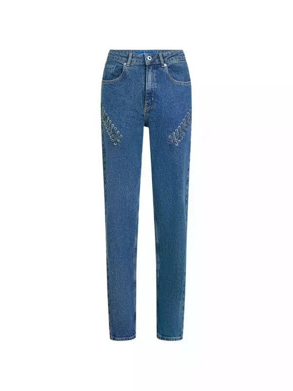 Karl Lagerfeld Tie-detail Jeans
