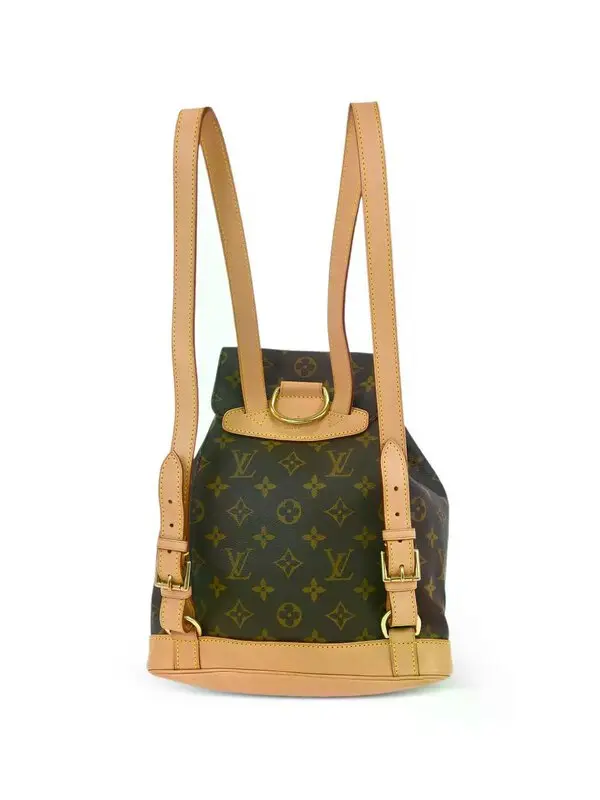 LOUIS VUITTON 2001 Mm Montsouris Monogram-canvas Backpack - Brown
