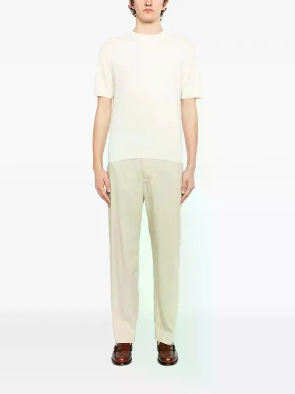 Canali Microstructured Cotton T-shirt