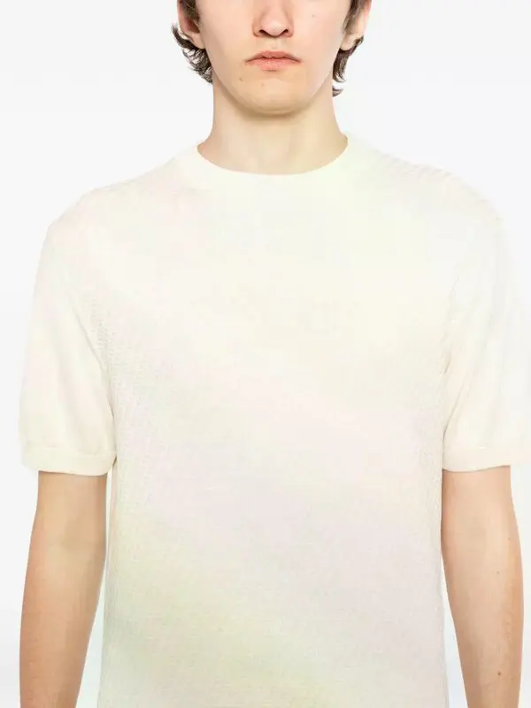 Canali Microstructured Cotton T-shirt